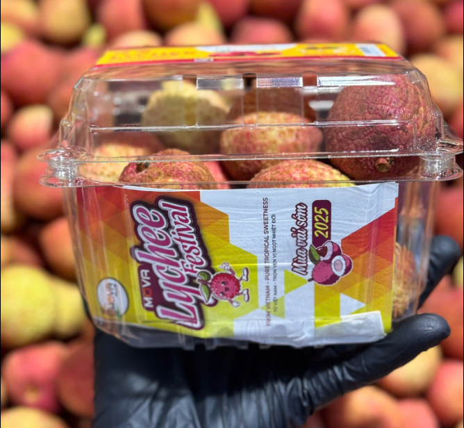 Fresh Vietnamese lychee 1kg box – Vietnamese Lychee in the UK